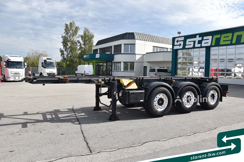Schwarzmüller Tank - Containerchassis ADR ALU Liftachse SAF poluprikolica za prevoz kontejnera