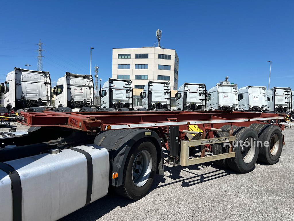 Acerbi Ralleta XA377HS poluprikolica za prevoz kontejnera