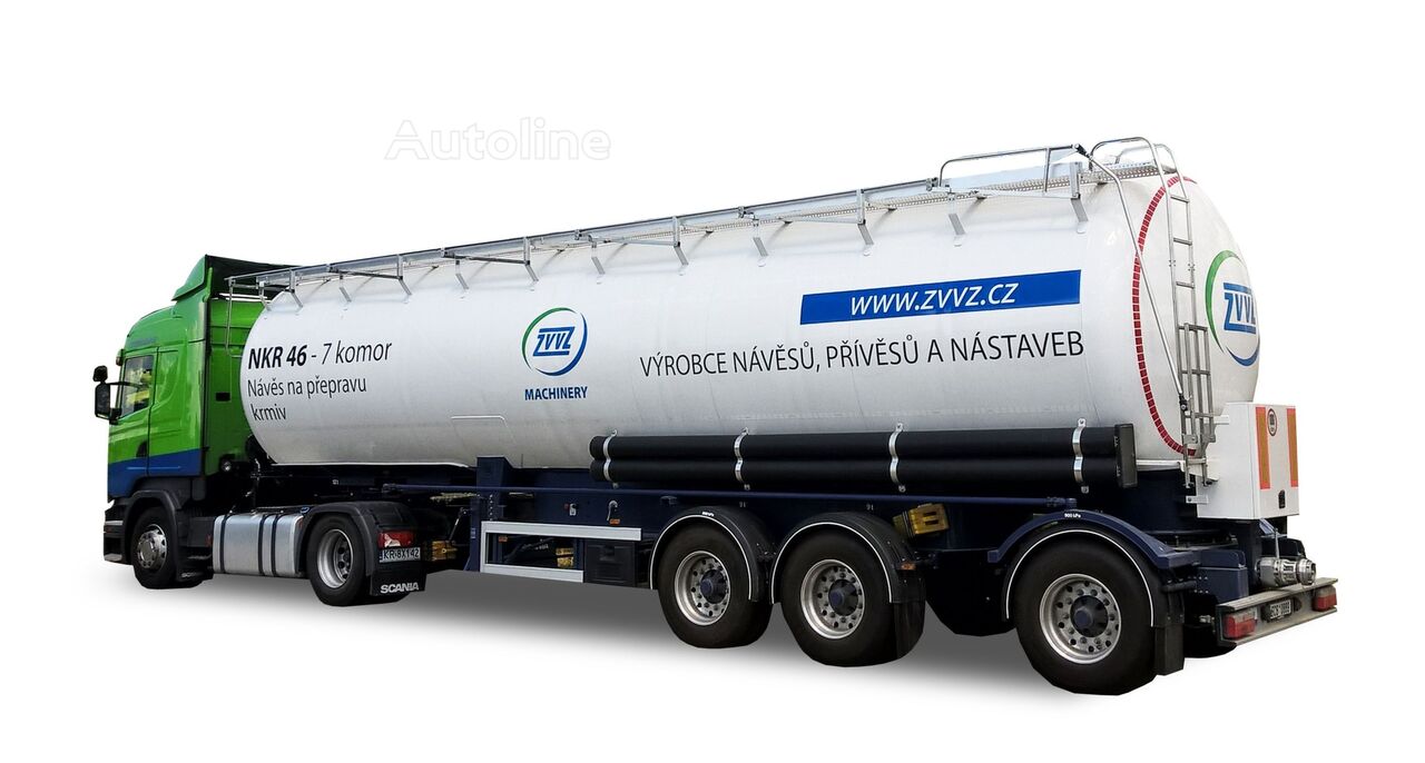 Nova ZVVZ NKR 46/7 Feed silo semi-trailer - krmivový silo návěs - on stock cisterna silos