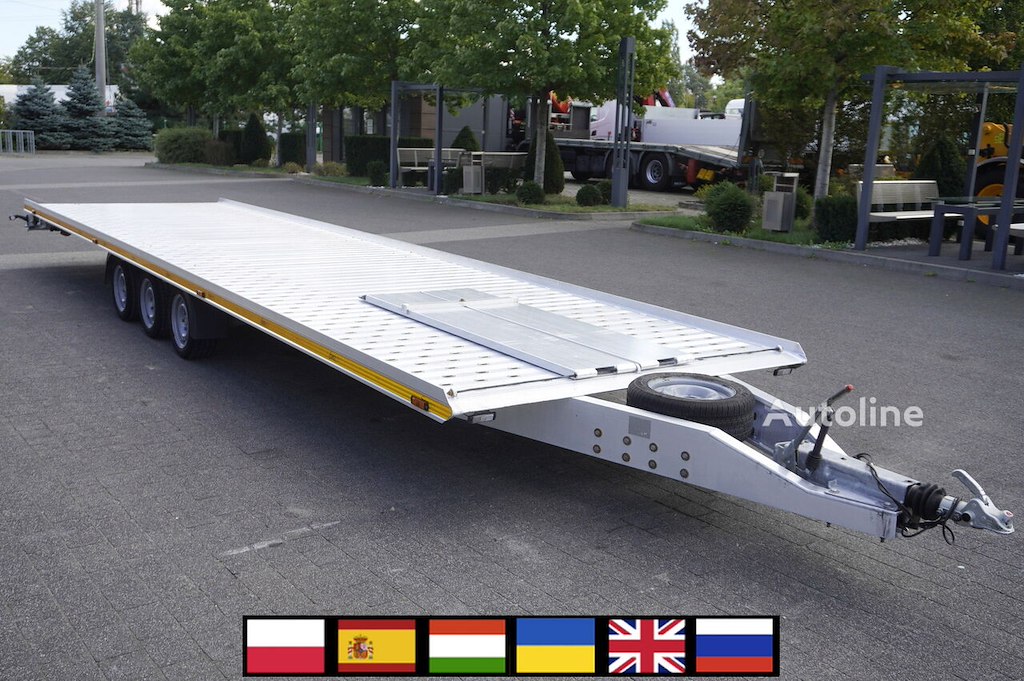 Grodex autotransporter trailer / 3 axles / 2024 prikolica autotransportera