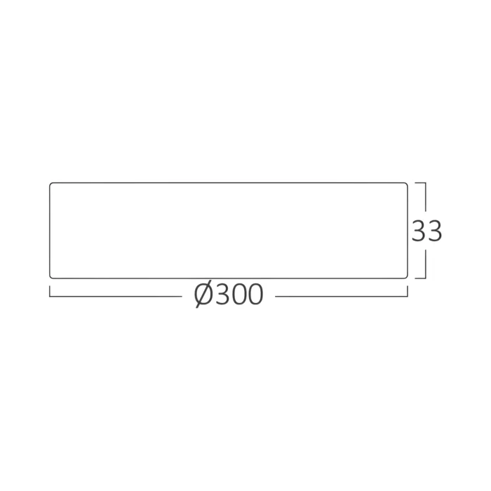 LED panel 24W 4000K IP40 nadgradni beli krug