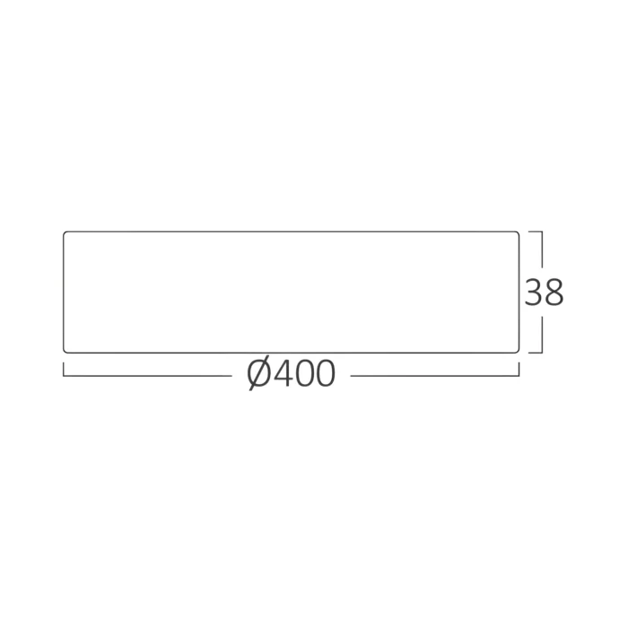 LED panel 36W 3000K nadgradni beli krug