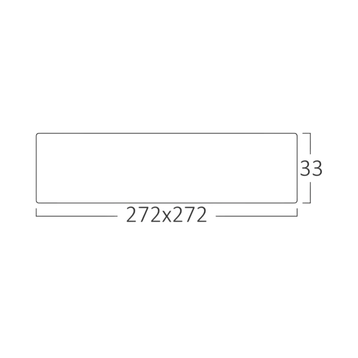 LED panel 24W 3000K IP40 nadgradni beli kvadrat