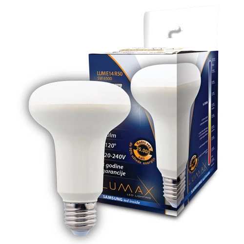 LED SIJALICA E14 REFLEKTOR LUMAX LUME14 R50-5W 450 LM 220VAC