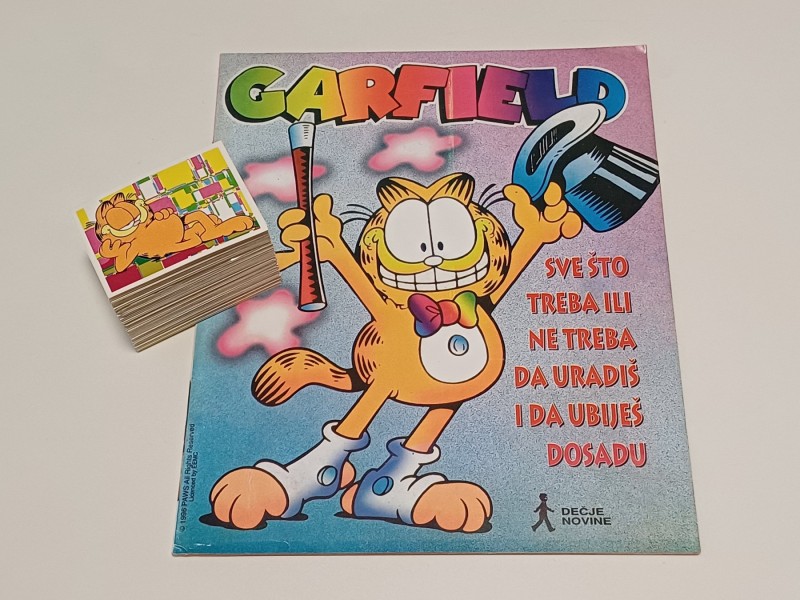 Garfield 2000 - kompletan set sličica i album