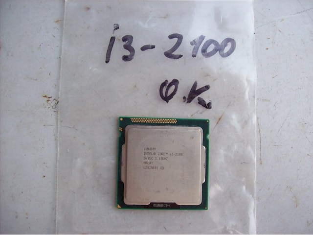 Intel i3-2100, Socket 1155, 3.1GHz