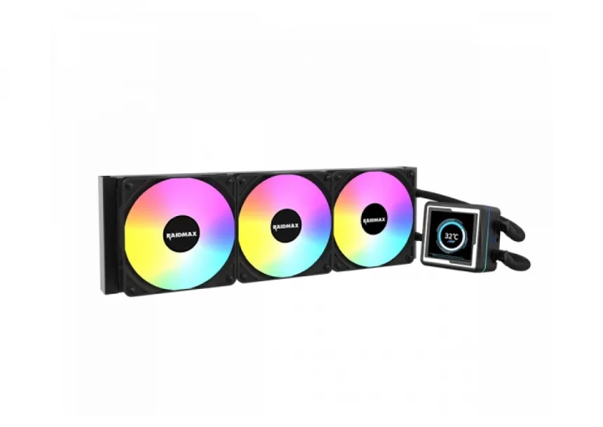 CPU hladnjak Raidmax INFINITAS LM360 ARGB LCD 2.73" Black, LM360BK