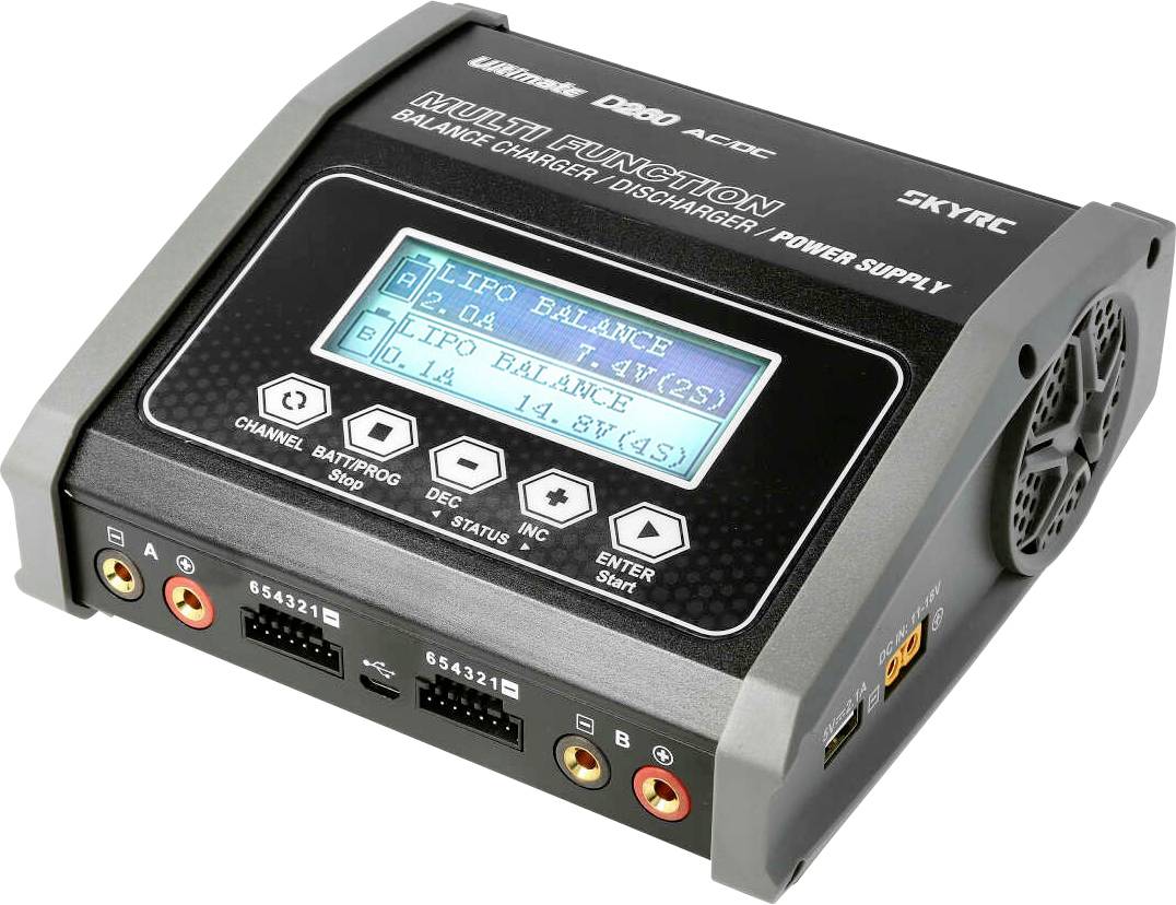 SKYRC SK100157 punjač za modelarstvo 14 A 130W x 2 W olovni/LiFePO4/LiHV/Li-Ion