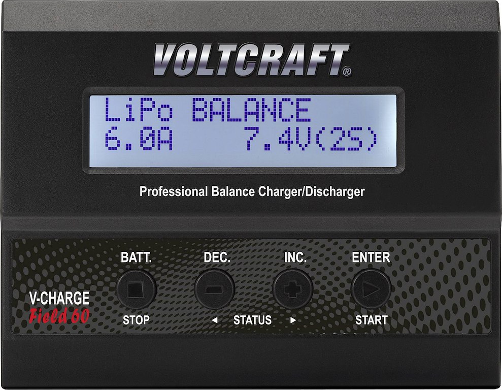 VOLTCRAFT Charge 60 višenamenski punjač za modelarstvo 6 A 60 W LiPo/Li-Ion/LiFePO4/LiHV