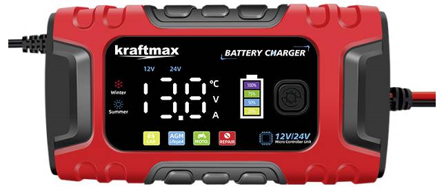 kraftmax punjač 12/24 V 10 A