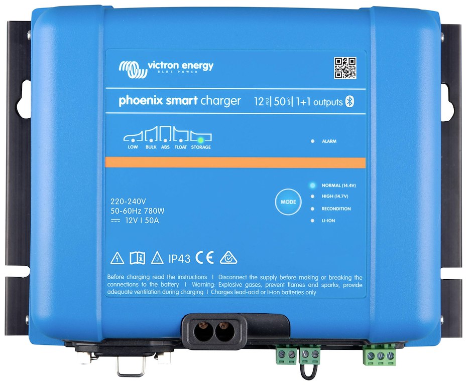Victron Energy IP43 punjač olovnih akumulatora 50 A 14,4 V