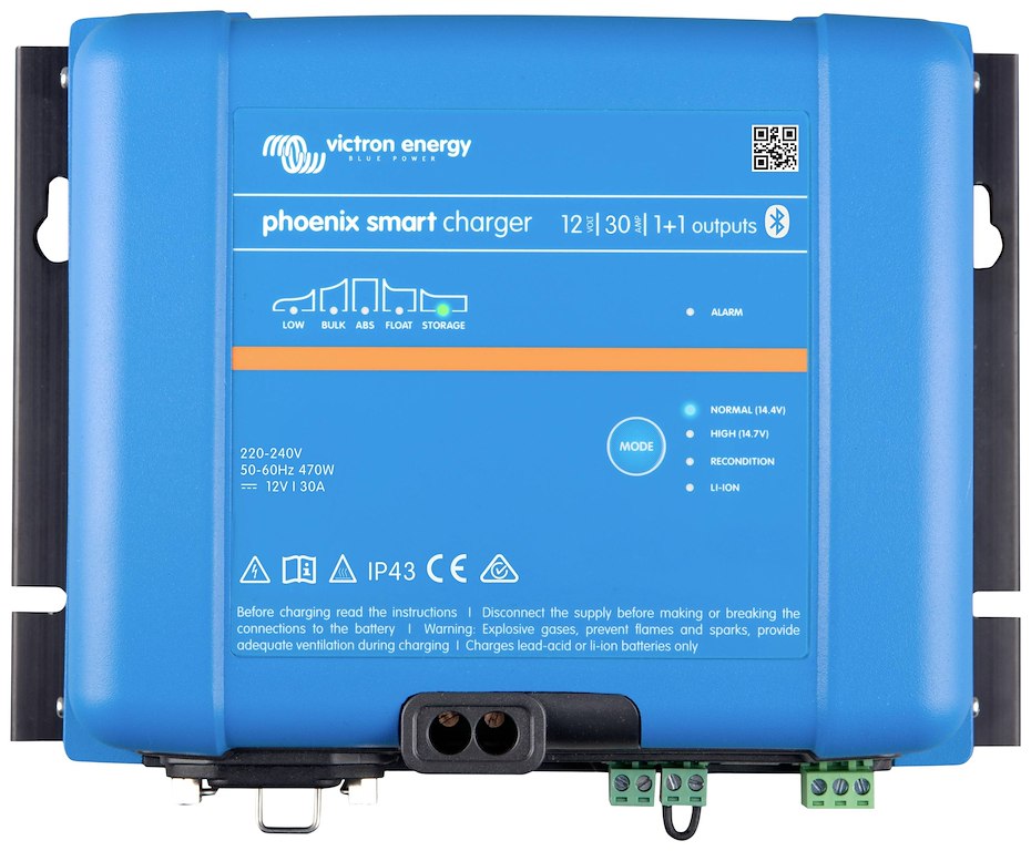 Victron Energy IP43 punjač olovnih akumulatora 30 A 14,4 V