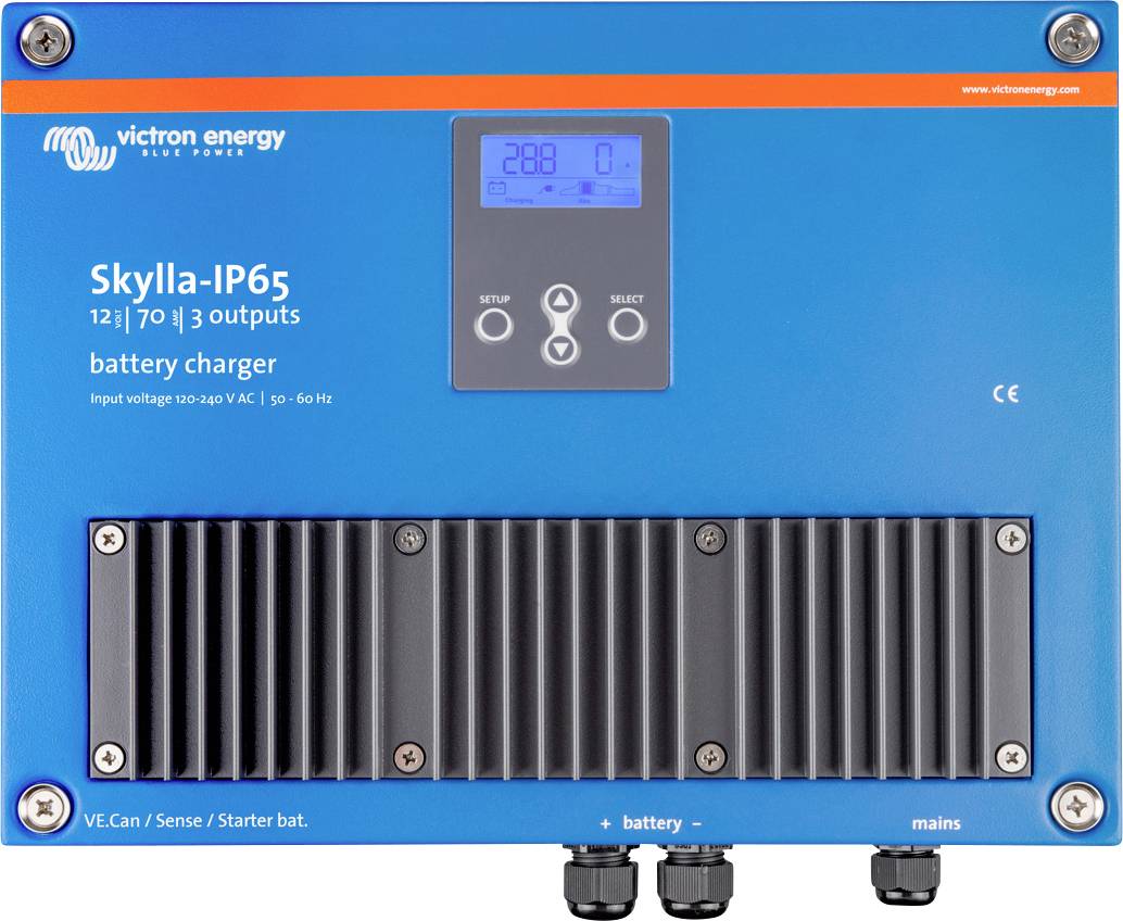 Victron Energy IP65 punjač olovnih akumulatora 12 V 70 A 14,4 V 3 kanala