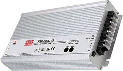 MEAN WELL HEP-600C-48 punjač olovnih akumulatora 48 V 10,5 A 57,6 V
