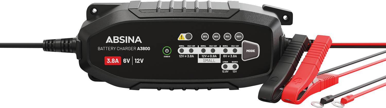 Absina 301008 automatski punjač 6/12 V 3,8 A do 120 Ah