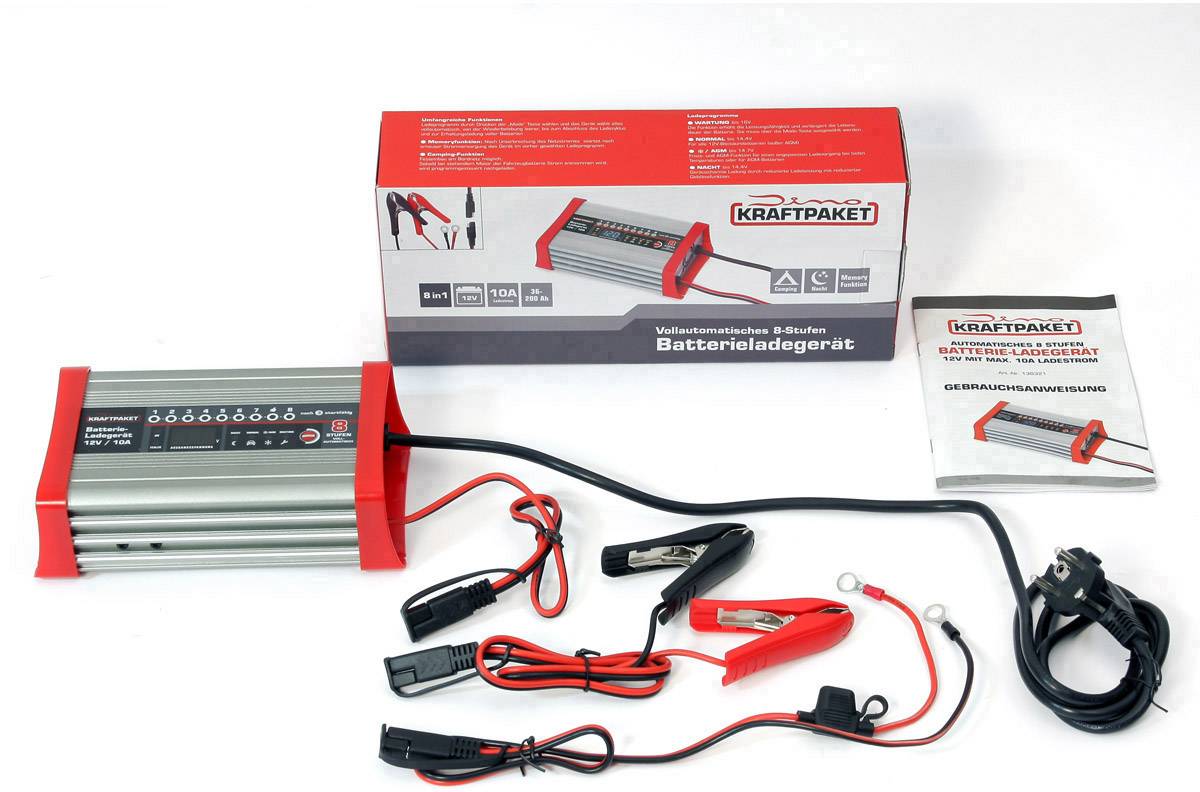 Dino KRAFTPAKET 136321 automatski punjač 12 V 10 A do 200 Ah