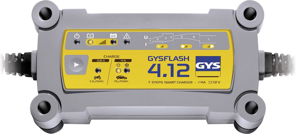 GYS GYSFLASH 4.12 automatski punjač 12 V 4 A do 70 Ah