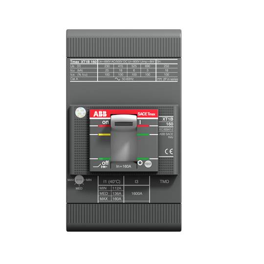 ABB XT1S 160 TMD 160-1 automatski prekidač 3 pol. 160 A