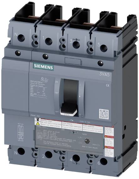 Siemens 3VA5280-5EC41-2AA0 automatski prekidač 4 pol. 80 A