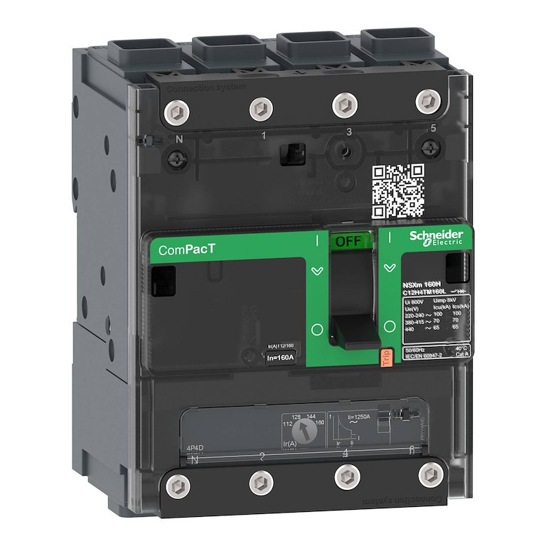 Schneider Electric C11N4TM080L automatski prekidač 4 pol. 80 A