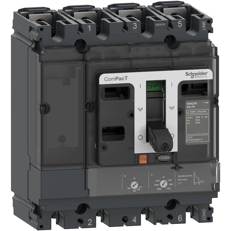 Schneider Electric C10F4TM080D1 automatski prekidač 4 pol. 80 A
