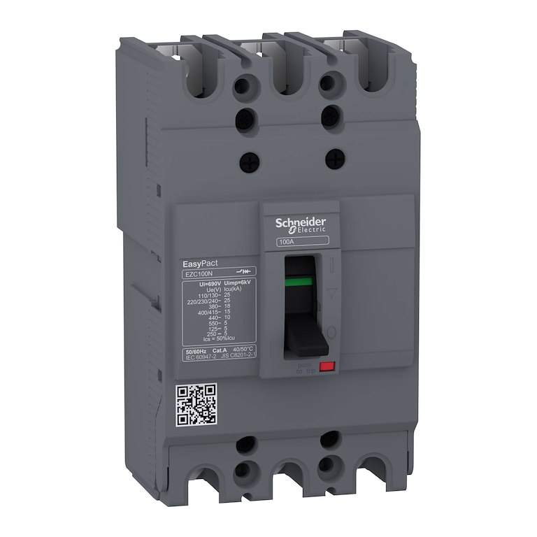 Schneider Electric EZC100N3075 automatski prekidač 3 pol. 100 A
