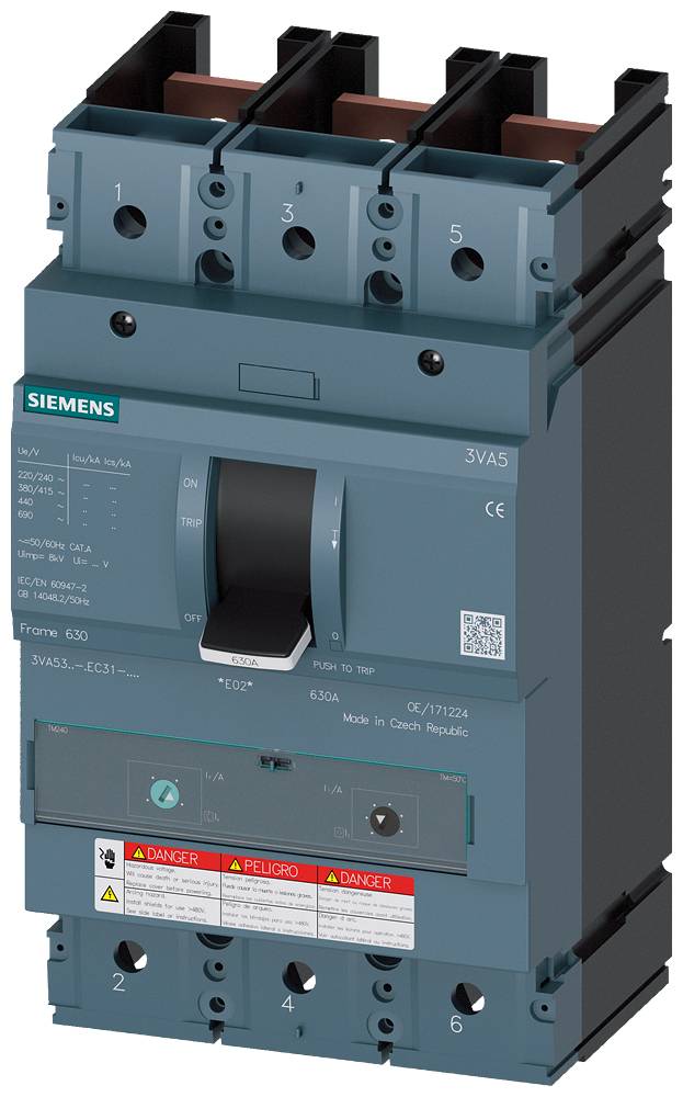 Siemens 3VA5340-7EC31-2AA0 automatski prekidač 3 pol. 400 A