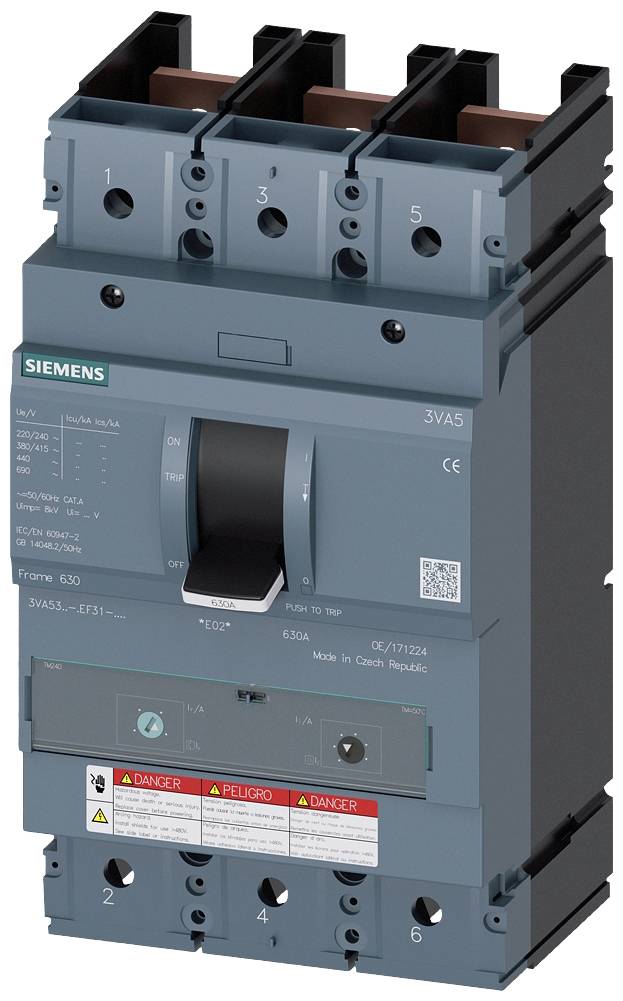 Siemens 3VA5322-6EF31-2AA0 automatski prekidač 3 pol. 225 A