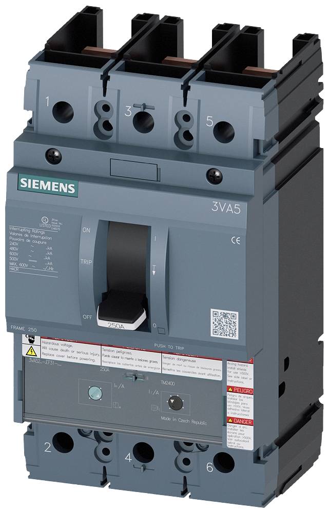 Siemens 3VA5280-6EF31-2AA0 automatski prekidač 3 pol. 80 A