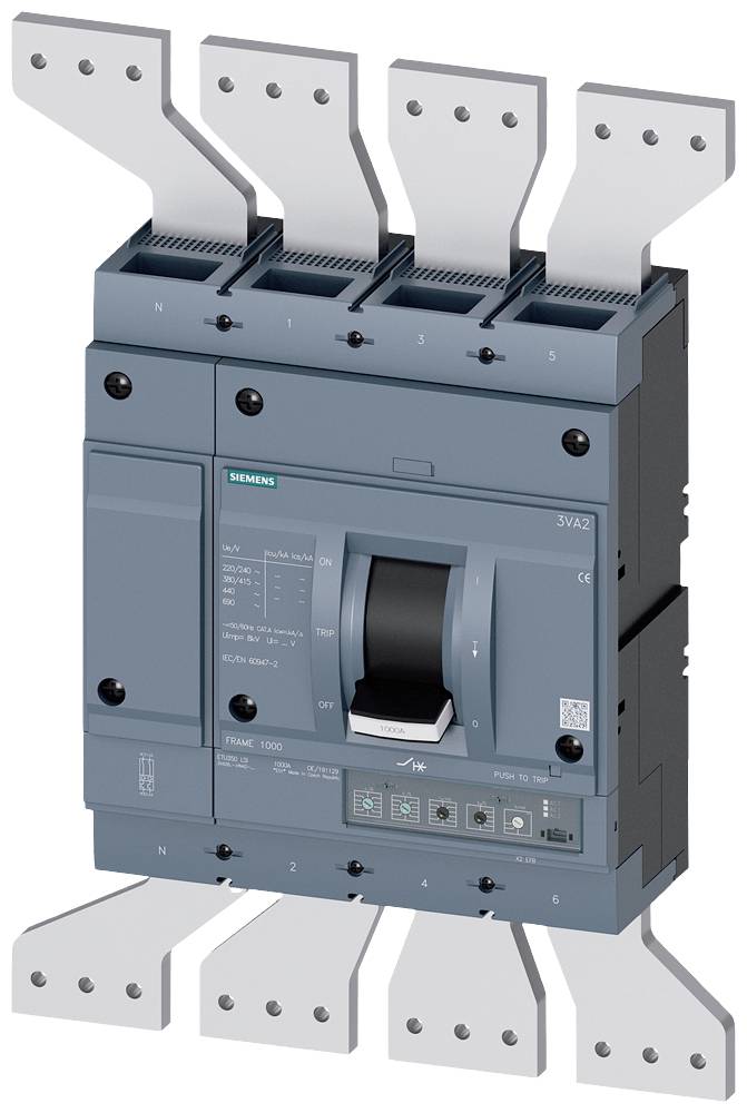 Siemens 3VA2612-7HN42-0AA0 automatski prekidač 4 pol. 1250 A