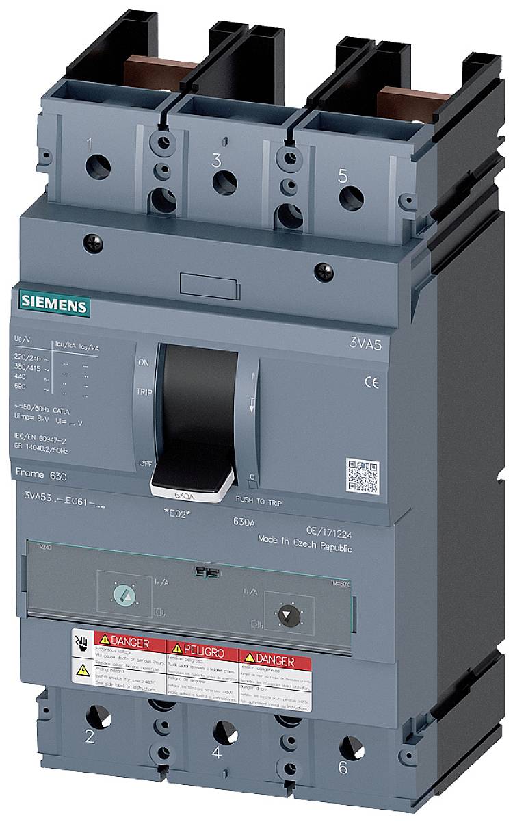 Siemens 3VA5325-7EC61-0AA0 automatski prekidač 2-polni pol. 250 – 250 A