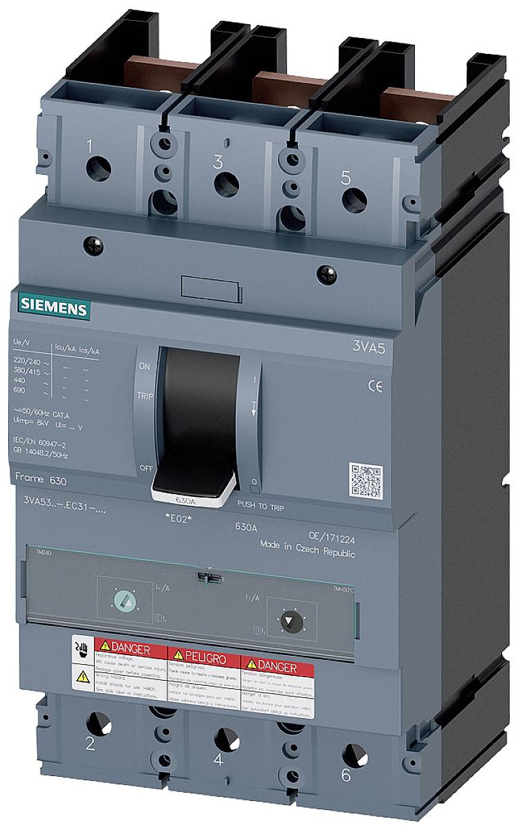 Siemens 3VA5325-7EC31-1AA0 automatski prekidač 3-polni 250 – 250 A