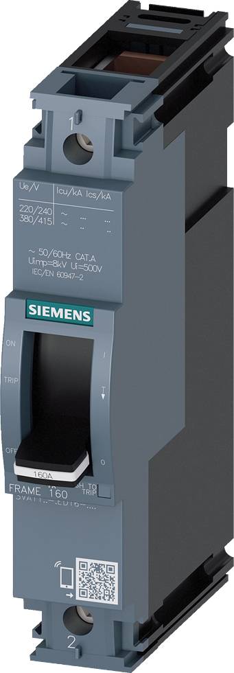 Siemens 3VA1110-5ED16-0AA0 automatski prekidač 1 pol. 100 A