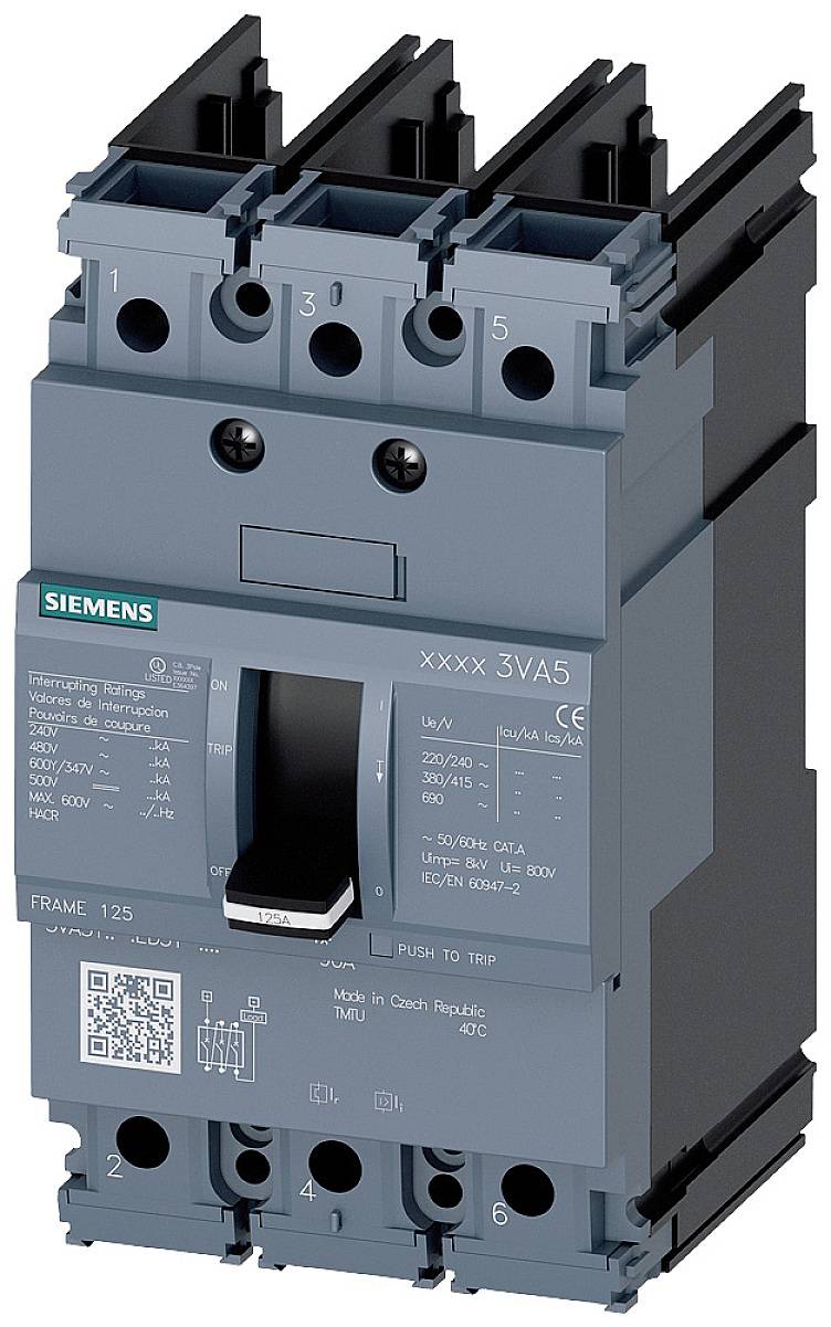 Siemens 3VA5111-5ED31-0AA0 automatski prekidač 3 pol. 110 A