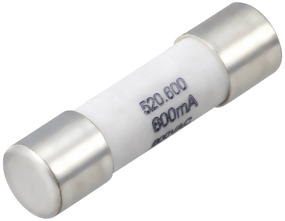 VOLTCRAFT VC 191 Fuse 600 V/AC, 500 V/DC (precnik x duzina) 5 mm x 20 mm 600 mA