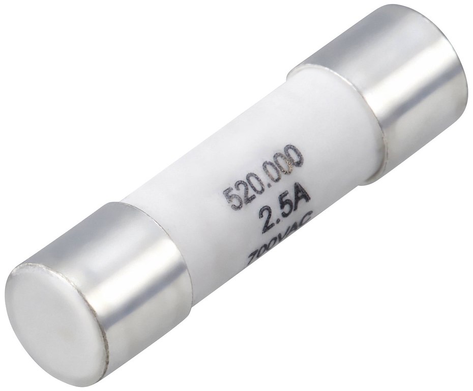VOLTCRAFT VC 200er Fuse 700 V/AC, 500 V/DC (prečnik x dužina) 5 mm x 20 mm 2.5 A