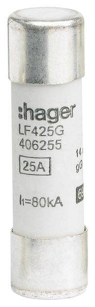 Hager LF425G Size:14×51 mm (prečnik x dužina) 14 mm x 51 mm 690 V/AC