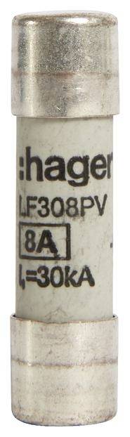 Hager LF308PV Size:10×38 mm (precnik x duzina) 10 mm x 38 mm