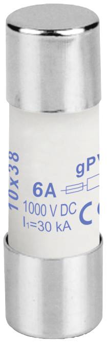 Weidmuller 2783210000 FUSE 10X38 6A 1000 VDC GPV (precnik x duzina) 10.3 mm x 38 mm 6 A 1000 FUSE 10X38 6A 1000 VDC GPV 1000 V/DC (precnik x duzina) 10.3 mm x 38 mm