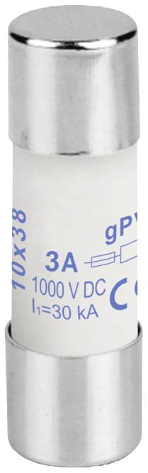 Weidmuller 2783180000 FUSE 10X38 3A 1000 VDC GPV (precnik x duzina) 10.3 mm x 38 mm 3 A 1000 FUSE 10X38 3A 1000 VDC GPV 1000 V/DC (precnik x duzina) 10.3 mm x 38 mm