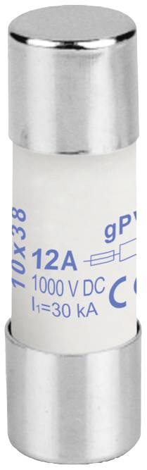 Weidmuller 2783240000 FUSE 10X38 12A 1000 VDC GPV (precnik x duzina) 10.3 mm x 38 mm 12 A 1000 FUSE 10X38 12A 1000 VDC GPV 1000 V/DC (precnik x duzina) 10.3 mm x 38 mm