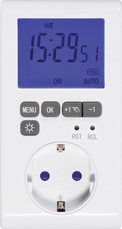 Sygonix 1528595 satni prekidač za utičnicu 16 A, 230 V/AC