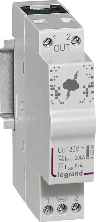Legrand 412200 odvodnik prenapona strele 180 V 1 kom