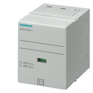 Siemens 5SD74181 Utični deo tipa 1 LN zahtevane klase B, UC 350V 1-polni za odvodnik 1 kom