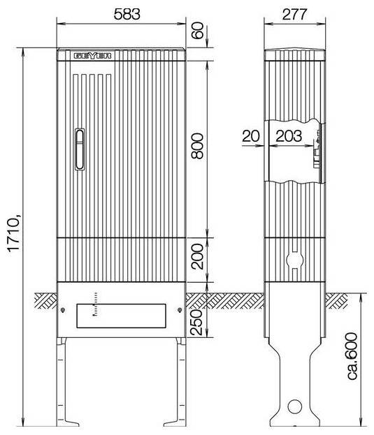ABN SL175P razvodni orman