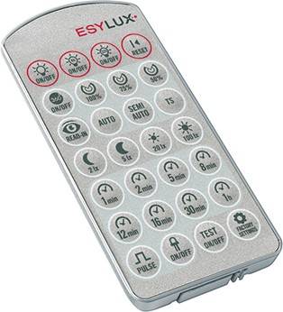 ESYLUX EM10025501 daljinski upravljač za detektor pokreta srebrna