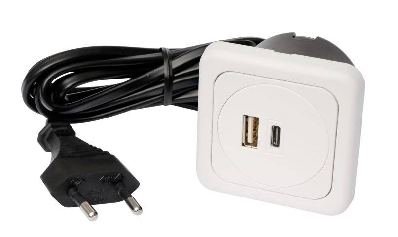 InterBär 9016-018.81 USB punjačka utičnica 230 V