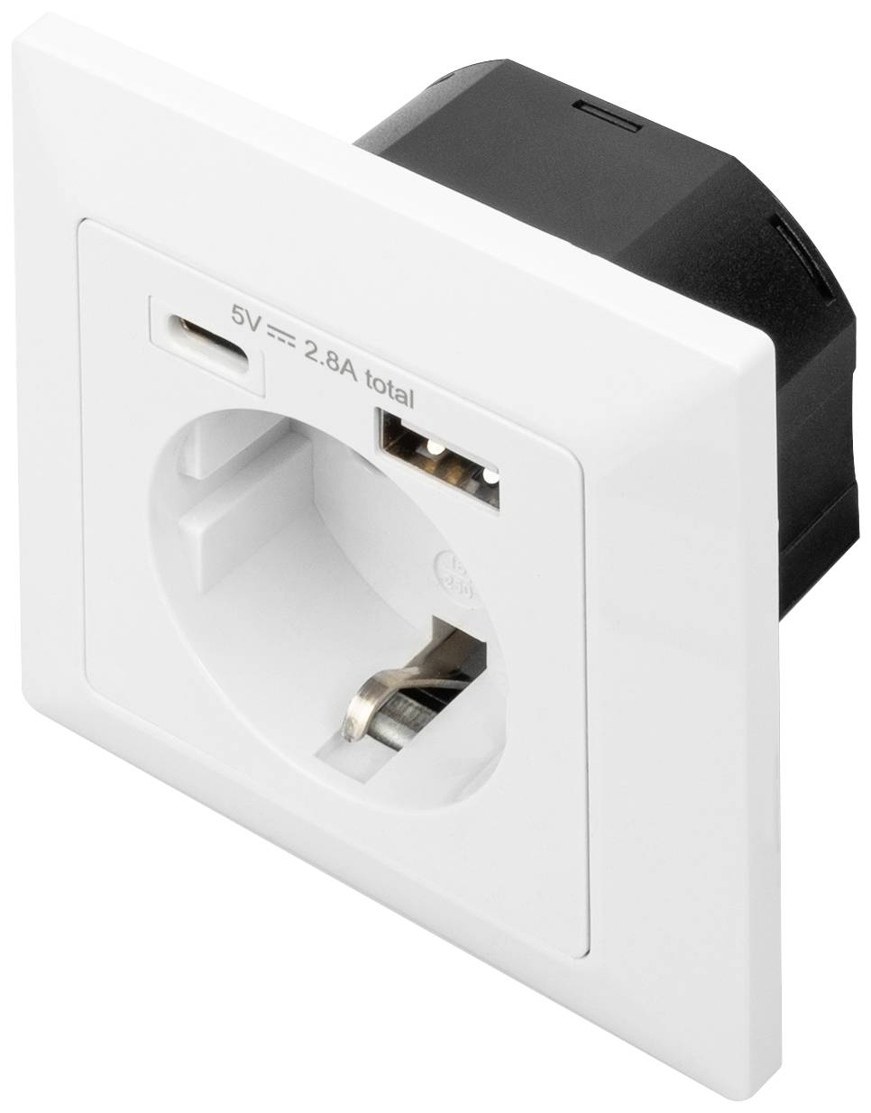 DIGITUS DA-70615 uzidna utičnica bela