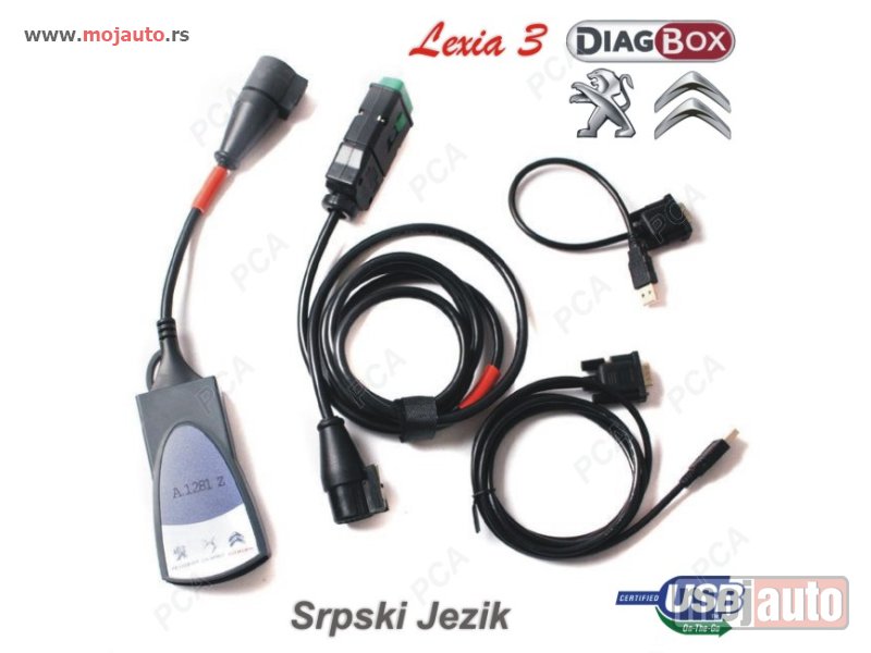 Autodijagnostika Lexia 3 Diagbox 2025 Pežo-Citroen-Opel