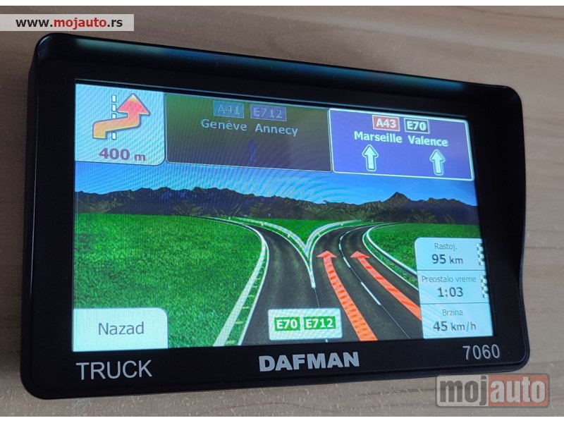 Profesionalni GPS DAFMAN 7 HD 8gb mape APRIL 2026 u ceni